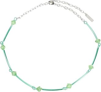 HUGO BOSS Hugo Halskette - Chasparmin Spark Chain Mint Brass Necklace - Gr. unisize - in Grün - für Damen