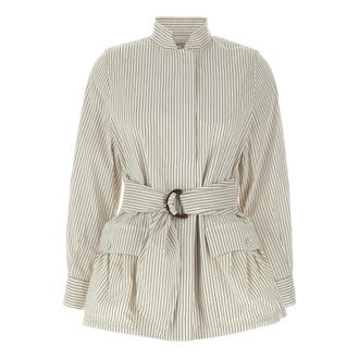 Fendi Blouson - - Blouses & Shirts - Damen - Wei&szlig; - XS
