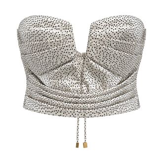 Elisabetta Franchi &Auml;rmelloses Oberteil - - Tops - Damen - Wei&szlig; - M