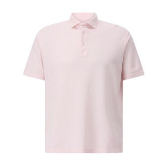 Fedeli Homme, Tops, Rose, Taille: L Polo en Coton Style Classique