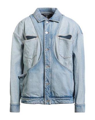 Balmain MANTEAUX - Manteaux en jean sur YOOX.COM