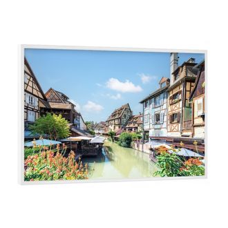artboxONE Poster mit wei&szlig;em Rahmen 18x13 cm St&auml;dte Stadt Colmar - Bild Colmar Blume Colmar