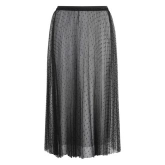 Red Valentino Femme, Jupes, Noir, Taille: 36 FR Robe Midi Transparente