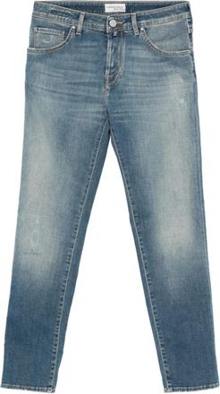 Jacob Cohen Homme, Jeans, Bleu, Taille: W38 Jean Jambe Droite Bleu Clair Déchiré