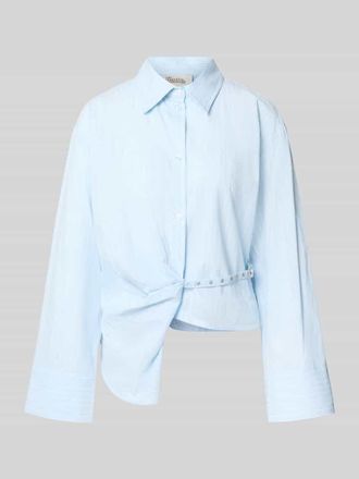 MY ESSENTIAL WARDROBE Regular Fit Hemdbluse aus reiner Baumwolle Modell Bella