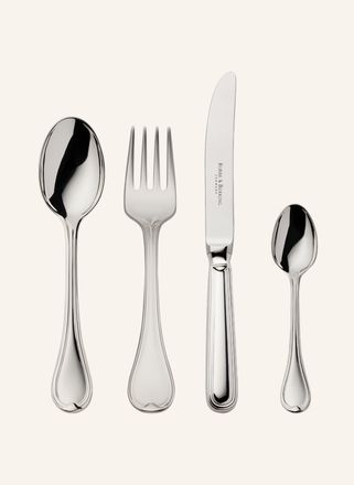 Robbe & Berking Robbe & Berking 4-Tlg. Kinderbesteck Classic-Faden silber