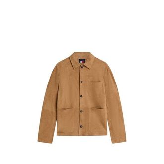 Tommy Hilfiger Veste en cuir col classique