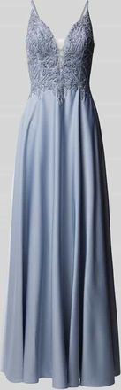 Laona Abendkleid mit Spitzenbesatz