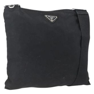Prada Sac bandouli&egrave;re en nylon Pre-owned - Femme - Pre-owned - Noir - Taille: ONE Size