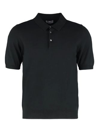 THE (ALPHABET) polo en coton - Noir