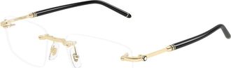 Montblanc Montblanc, Homme, Accessoires, Jaune, Taille: 54 MM Mb0480O Optical Frame