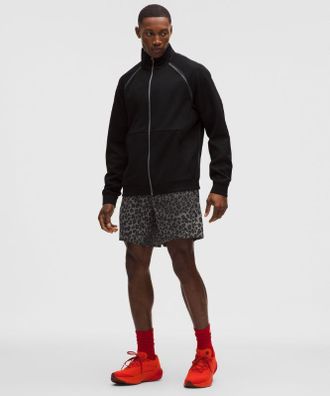 lululemon Short Pace Breaker doubl&eacute; pour Hommes - 18 cm - Noir/&Eacute; - Taille 3XL