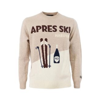 MC2 Saint Barth Pull col rond Heron - Homme - Pulls - Brun - Taille: XL