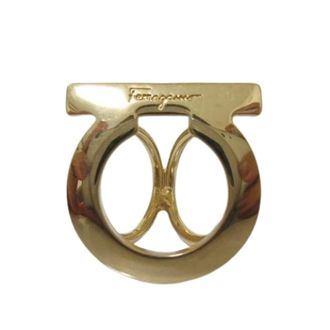 Ferragamo Bague foulard Gancini Pre-owned - Femme - Pre-owned - Jaune - Taille: ONE Size