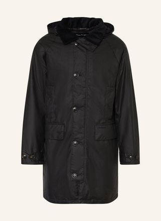 Barbour Parka Beaudale Wax Mit Abnehmbarer Kapuze blau