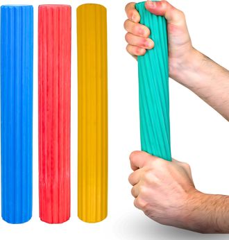 FAIRMOVE FAIR MOVE Flexstab - Flexibler &Uuml;bungsstab Biegestab - Hand- und Fingertrainer - Trainingsstab f&uuml;r Physiotherapie, Verbesserung der Griffkraft und Unte