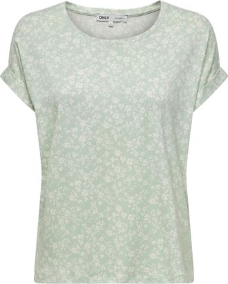 Only Tops f&uuml;r Damen Basic Kurzarm Rundhals