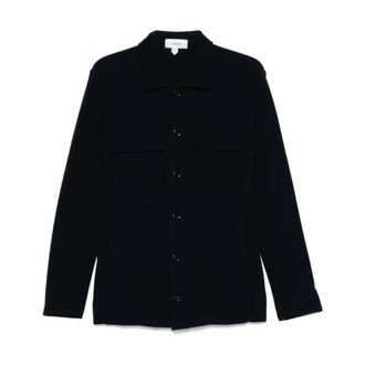 Lardini Homme, Chemises, Bleu, Taille: S Cardigan Bleu avec Poches et Boutons