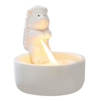 Generic Keramik-Teelichthalter, S&uuml;&szlig;er Igel-Kerzenhalter Im Insta-Stil, Tier-Keramik-Kerzenhalter, Tier-Kerzensockel, Atmosph&auml;renornament, Puppen-Keramik-Kunst