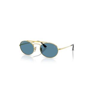 Ray-Ban Rb3775m Scuderia Ferrari - Ltd Solid Gold Sonnenbrillen Gold Fassung Blau Glas Polarisiert 54-20