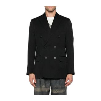 Golden Goose Zweireihiger Blazer - - Jackets - Herren - Schwarzk - 2XL
