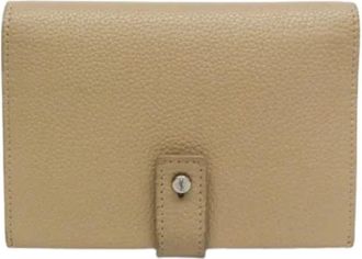 Saint Laurent Pre-owned Sac de Jour Souple Card Case - Femme - Pre-owned - Beige - Taille: ONE Size