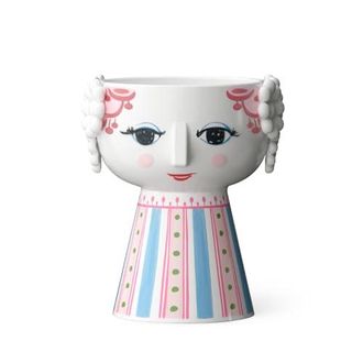 Bj&oslash;rn Wiinblad Eva Candle Holder, Pink, H: 3.7