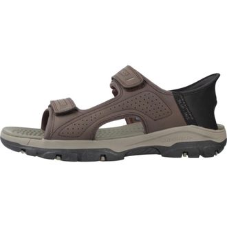 Skechers Homme, Chaussures, Brun, Taille: 44 EU Sandales plates pour femmes