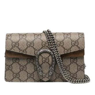 Gucci Pre-owned Daim sacs-gucci - Femme - Pre-owned - Beige - Taille: ONE Size