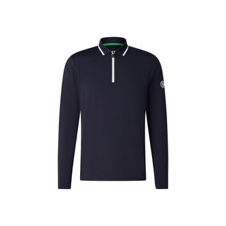 Bogner Polo-Longsleeve Jonah f&uuml;r Herren - Navy-Blau - XXL