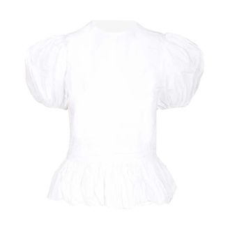 Rotate Puff Sleeve Top - - Blouses & Shirts - Damen - Wei&szlig; - XS