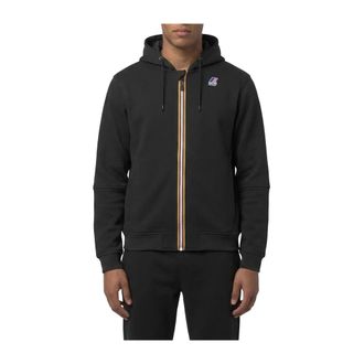 K-Way SweaT-shirt zipp&eacute; en molleton bross&eacute; Prosper - Homme - Sweatshirts et sweats &agrave; capuche - Noir - Taille: S