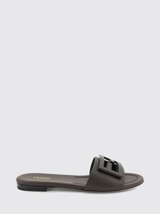 Fendi Sandales &agrave; Talons Femme couleur &eacute;b&egrave;ne