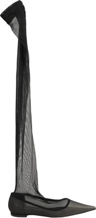 Dolce & Gabbana Femme, Chaussures, Noir, Taille: 38 EU Bottes Tulle Montantes