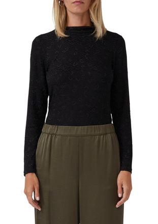 s.Oliver Leicht gl&auml;nzendes Jacquard-Shirt