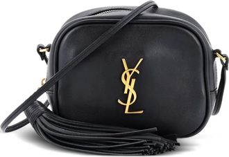 Saint Laurent Kleine Classic Monogram Blogger Umh&auml;ngetasche - Schwarz