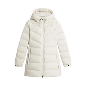 Woolrich Stilvolle Shirley Jacke f&uuml;r Frauen - - Jackets - Damen - Wei&szlig; - L