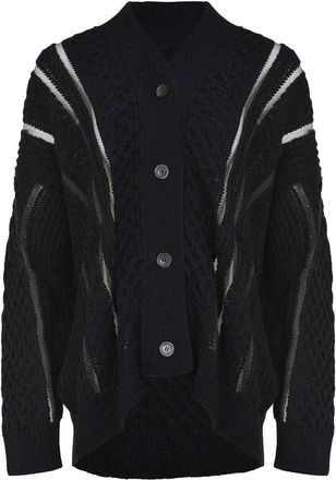 ATOMOFACTORY Cardigan - Schwarz