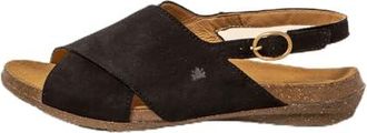 El Naturalista Femme N5558 Wakataua Sandale Plate, Black, 37 EU Large