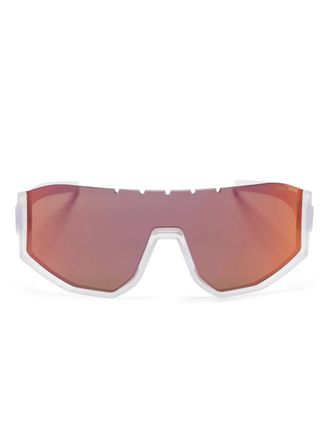 Dita Eyewear Sonnenbrille mit Shield-Gestell - Weiß