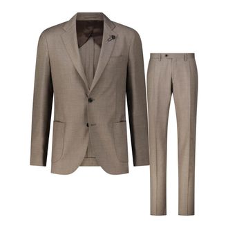 Lardini Italienischer Stil Wollanzug - - Suits - Herren - Braun - L