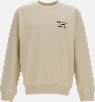 Dr&ocirc;le de Monsieur Rundhals-sweatshirt Mit Slogan