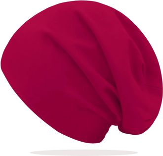 Glamexx24 Beanie M&uuml;tze Herren Damen: Slouchy Baumwoll Jersey &Uuml;bergangsm&uuml;tze, Laufm&uuml;tze, Chemo M&uuml;tze, Fahrradm&uuml;tze f&uuml;r Alle Jahreszeiten