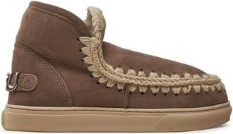 Mou Schneeschuhe Eskimo Sneaker Big Metal Logo FW111008A Braun