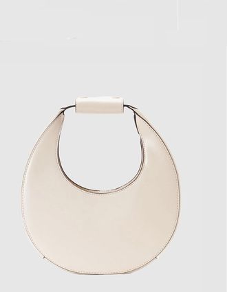 Staud Sac Mini Moon Bag Cream
