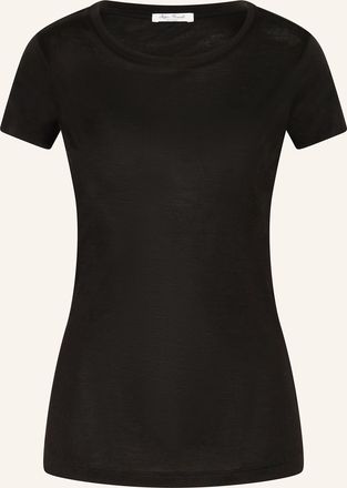 Stefan Brandt T-Shirt Aus Seide schwarz