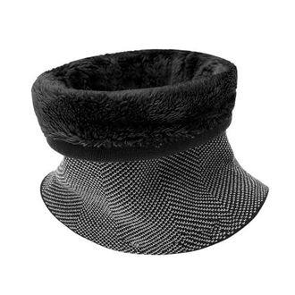 Generic &Eacute;charpe tricot&eacute;e 2026 pour femmes et couples avec lettres dhiver chaudes et pull, Noir, Taille unique