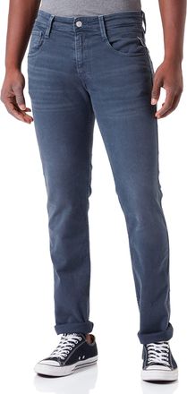 Replay Herren Anbass Jeans, 783 Blue Delavè, 40W / 36L EU