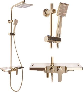 Rea duschgarnitur bravo gold