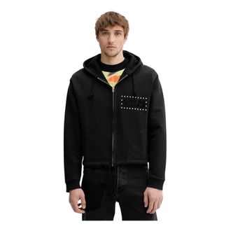 Bluemarble Zip-through Hoodie - - Sweatshirts & Hoodies - Herren - Schwarzk - M